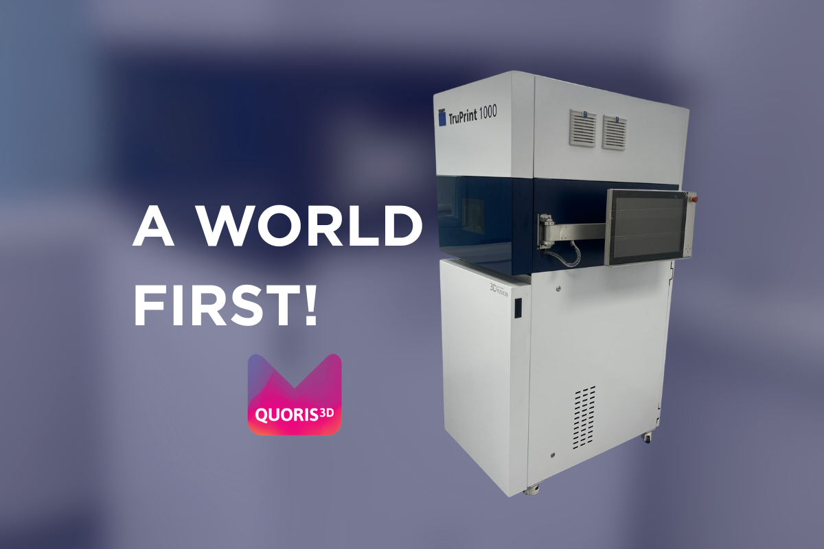 Quoris3D Brings Metal 3D Printing In-House with World-First Dental Tru